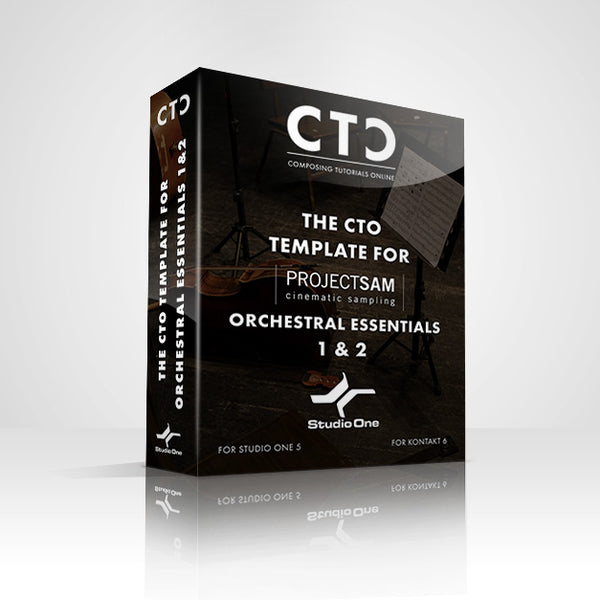 CTO STUDIO ONE TEMPLATE - PROJECT SAM ORCHESTRAL ESSENTIALS – COMPOSING TUTORIALS STORE